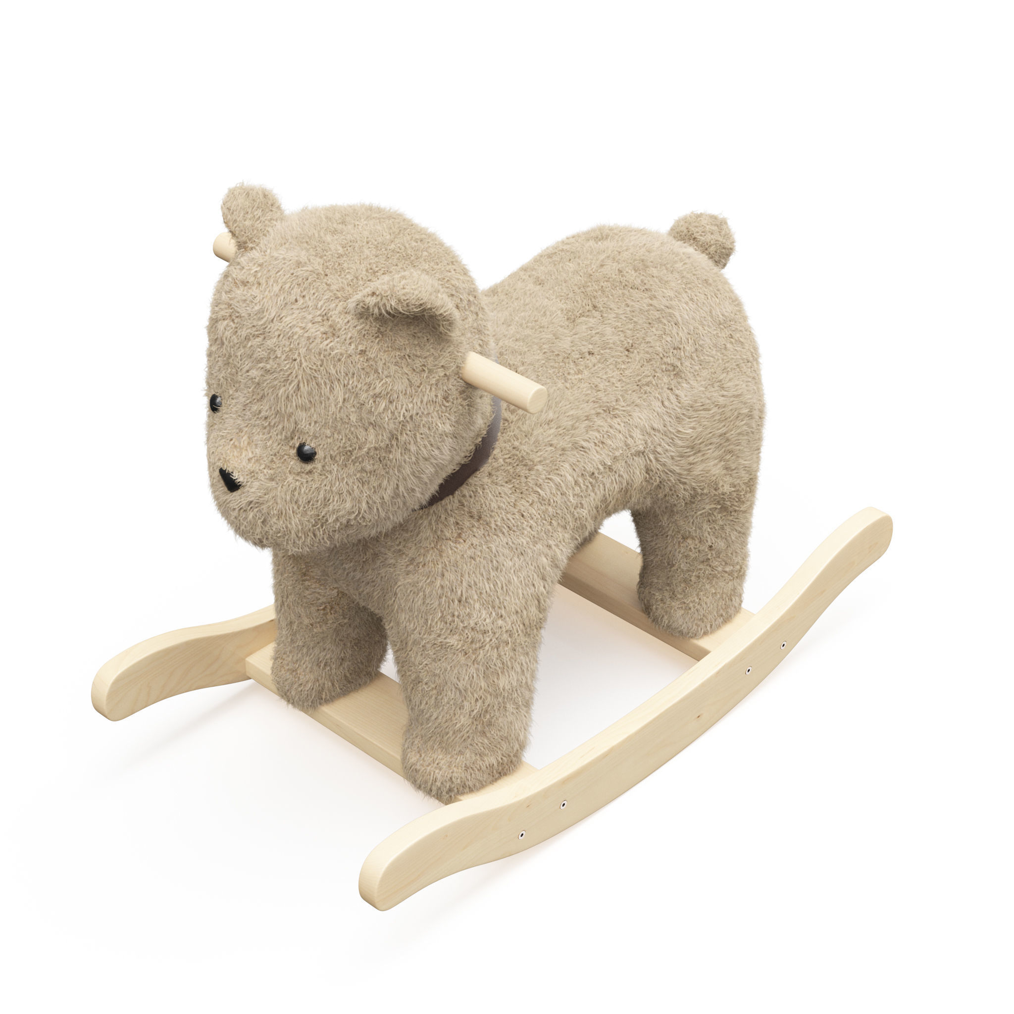 3D model Bear Plush Rocker VR / AR / low-poly | CGTrader