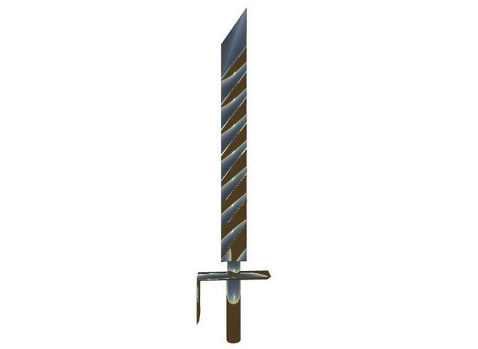 3D model Fanny Sword VR / AR / low-poly | CGTrader