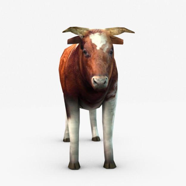 Cow 3D Model MAX OBJ 3DS FBX C4D - CGTrader.com