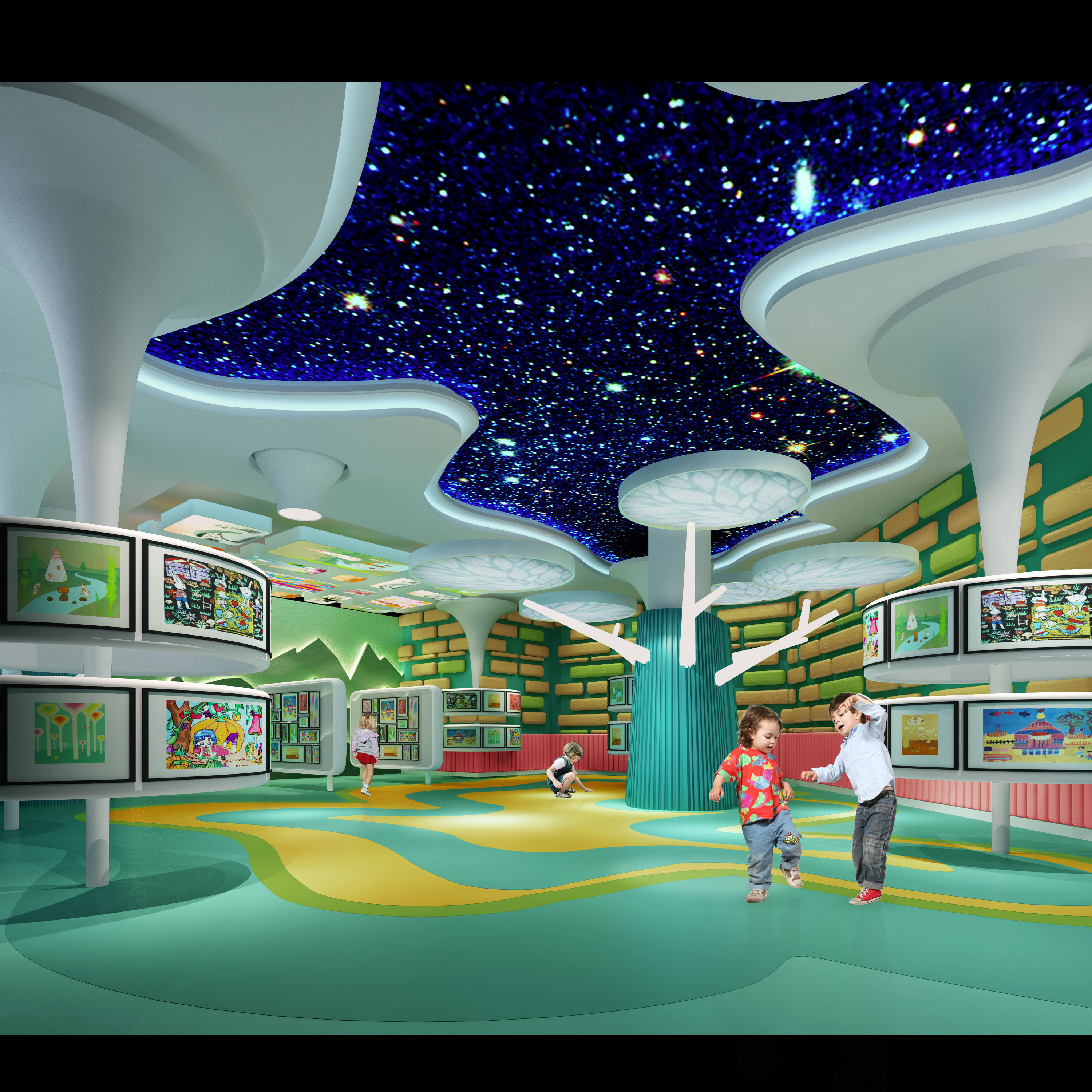 Activity center 3D model | CGTrader