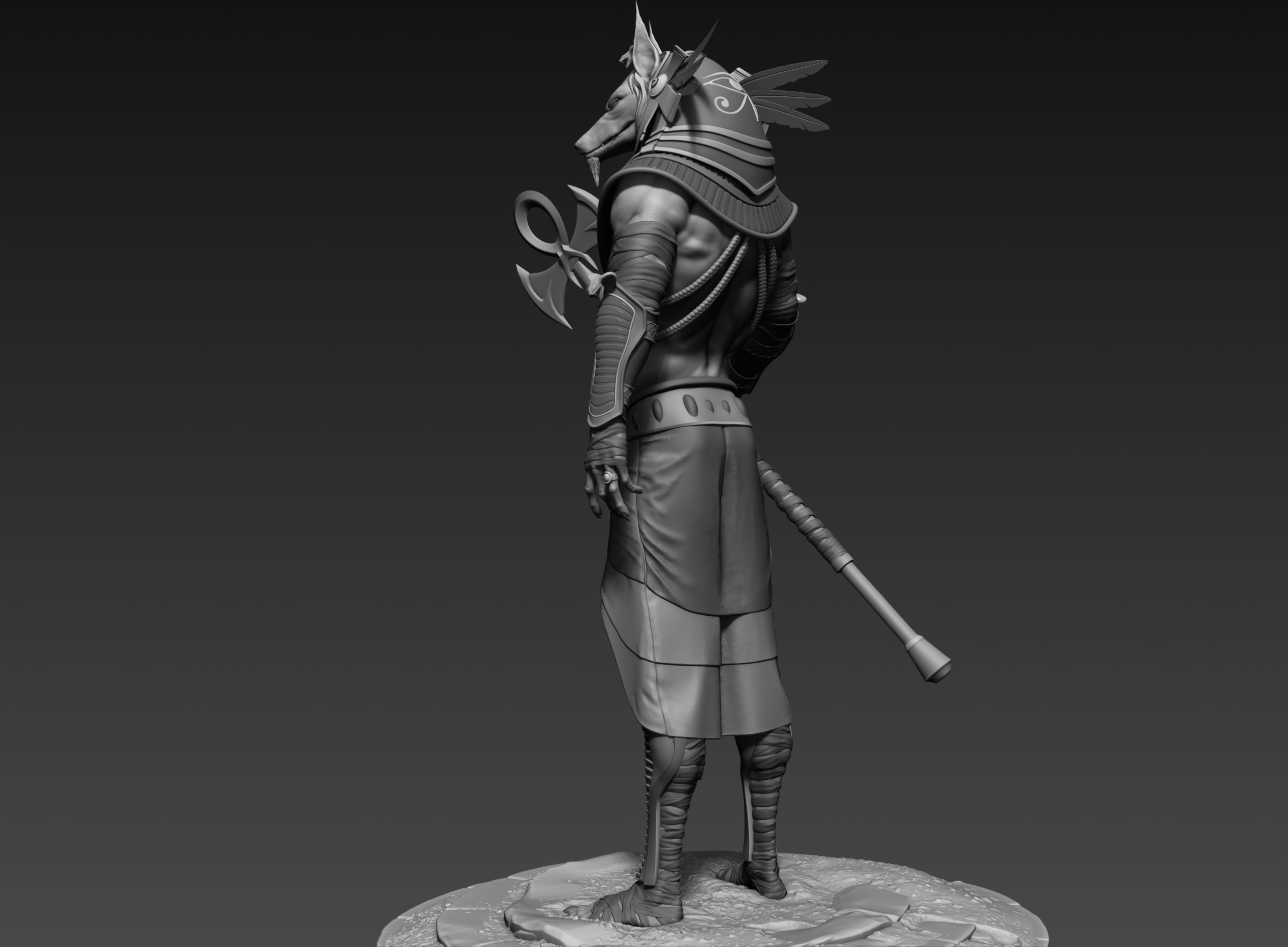 Anubis 3D model | CGTrader