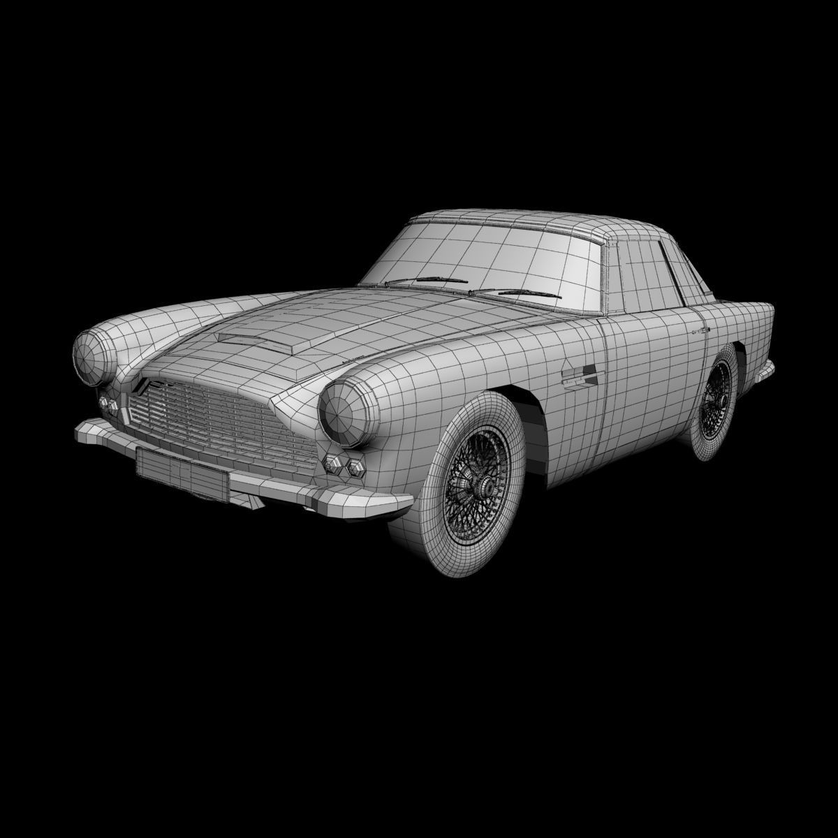 Aston Martin DB4 Convertible 3D model | CGTrader