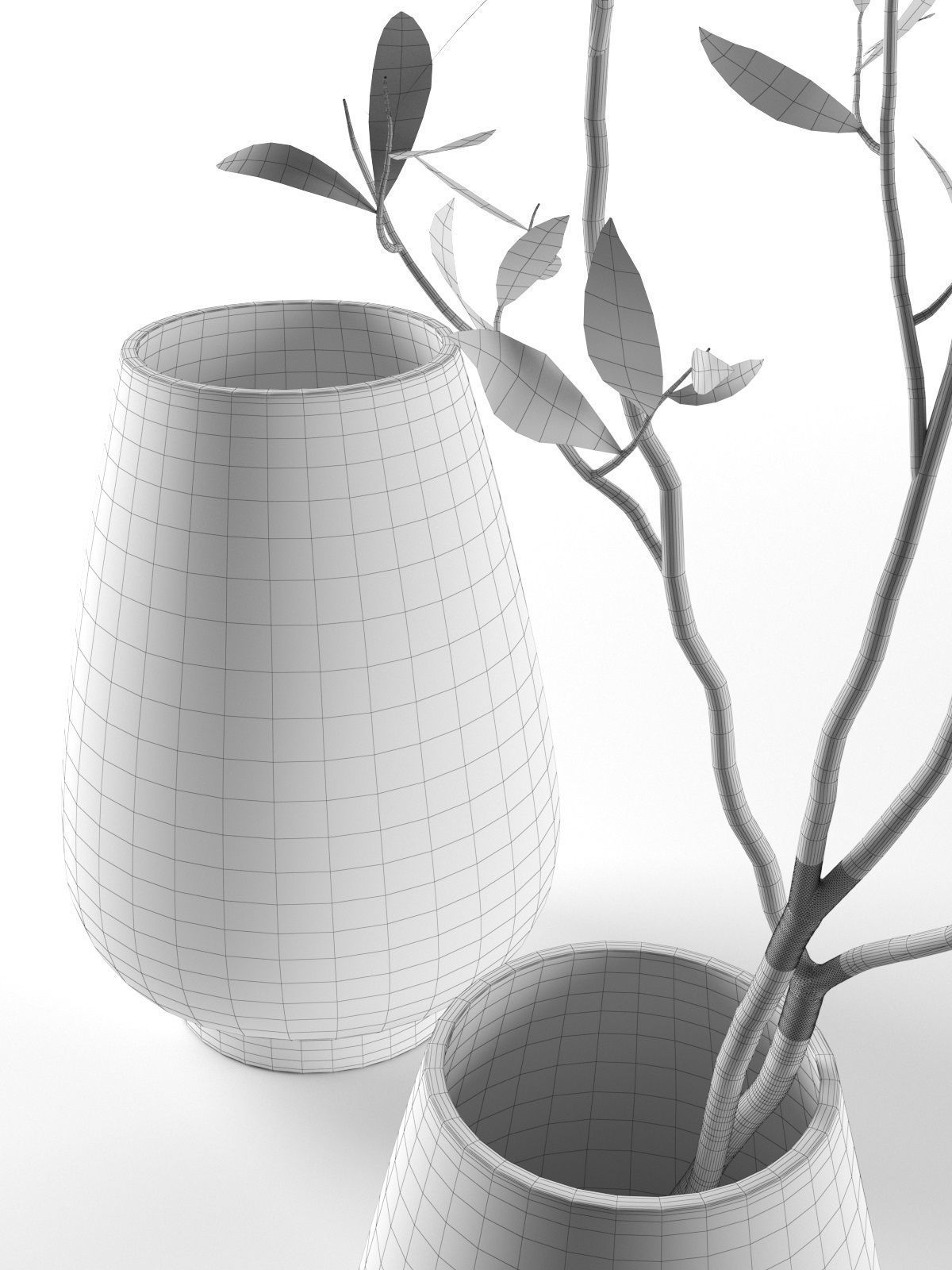 Icing Vases 3D model | CGTrader
