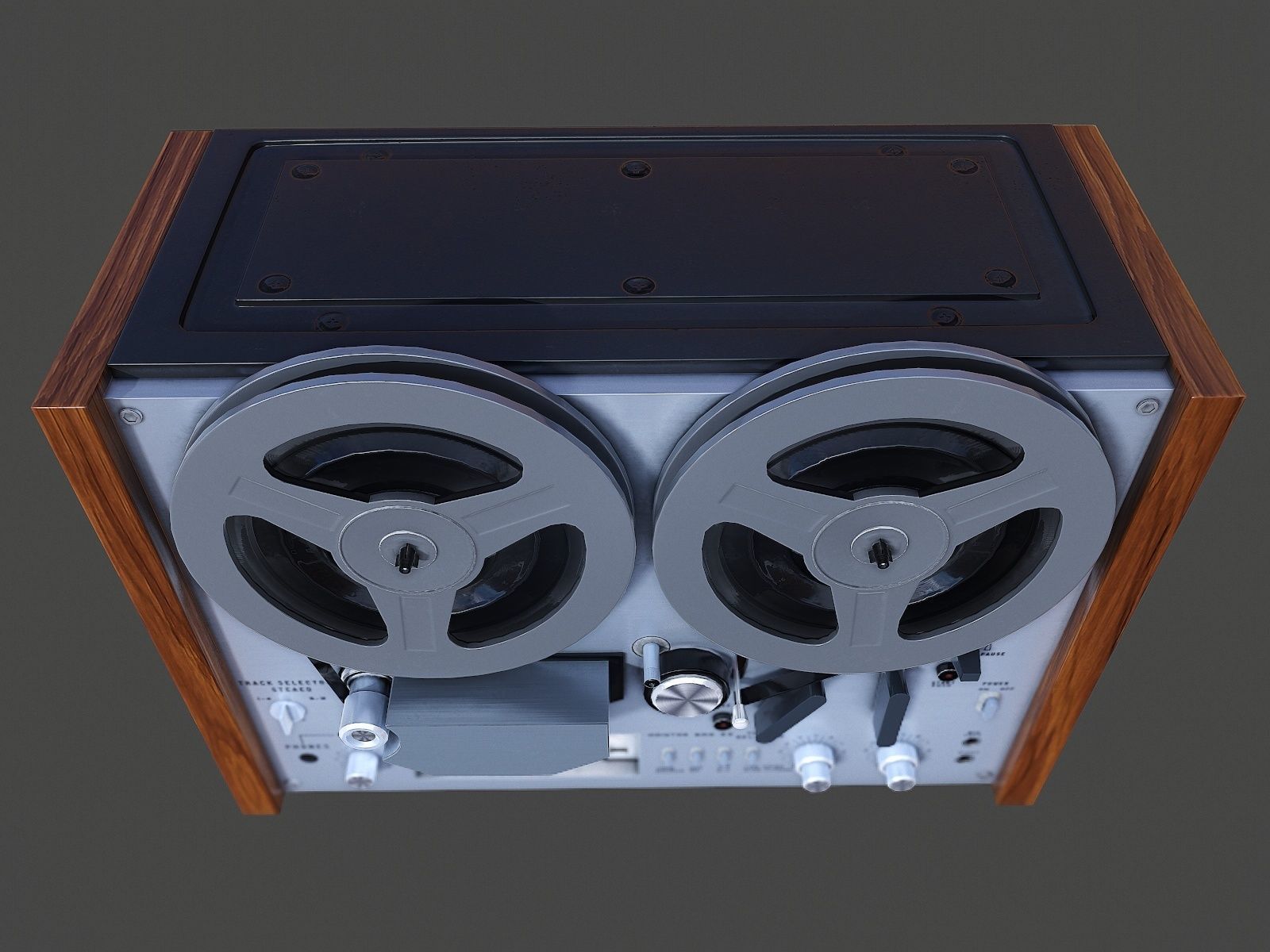 3D model Akai GX4000d Tape Recorder - PBR Game Ready model VR-AR VR / AR / low-poly | CGTrader