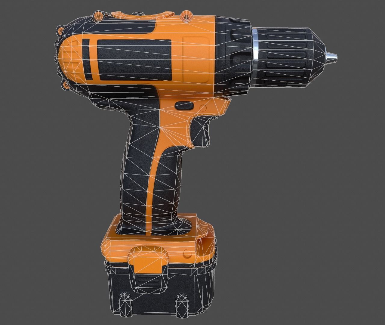 3D model Cordless Drill - Low Poly VR / AR / low-poly | CGTrader