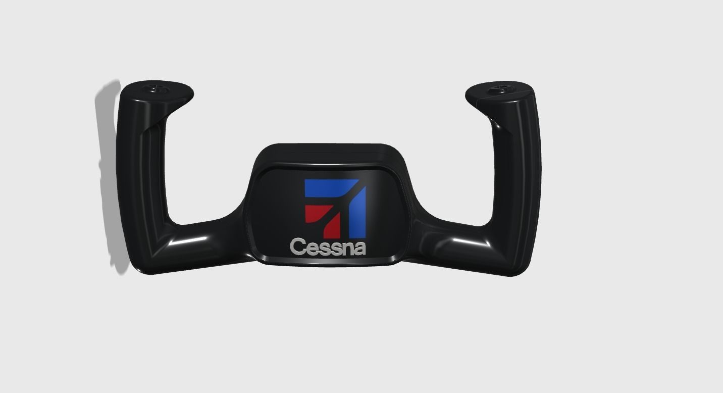 Cessna 152 Flight Simulator Yoke 3D model 3D printable | CGTrader