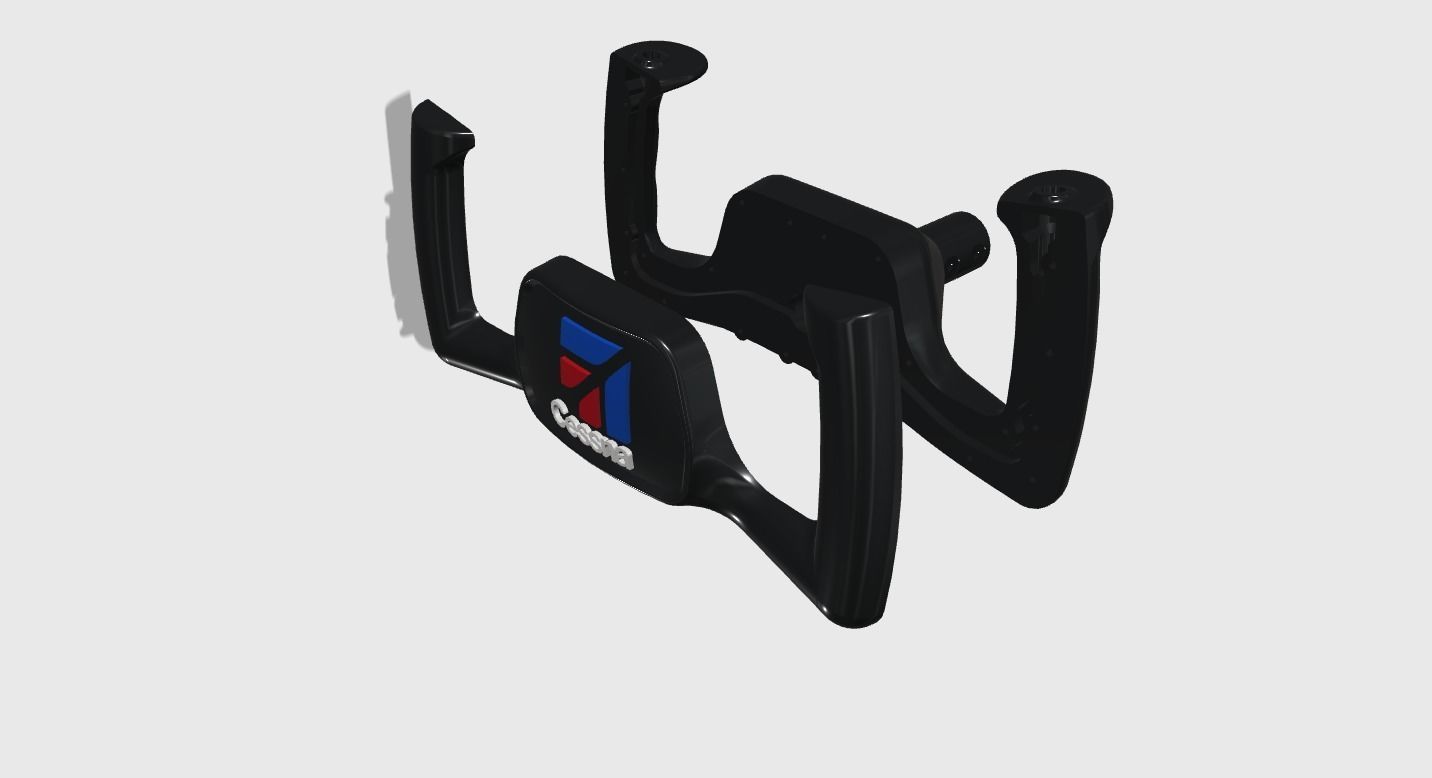 Cessna 152 Flight Simulator Yoke 3D model 3D printable | CGTrader