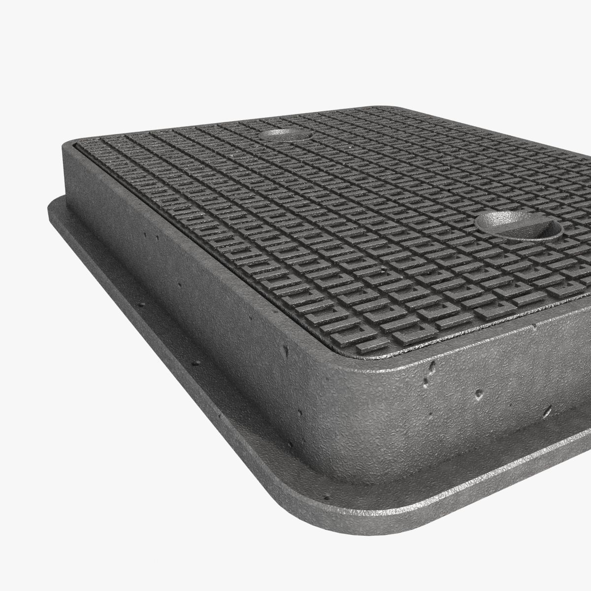 cast iron hatch 3 3D model | CGTrader