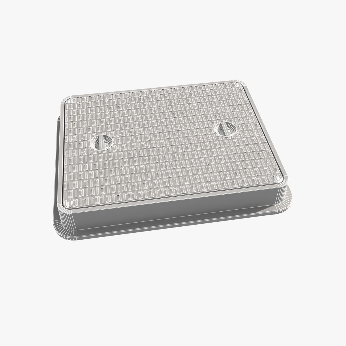 cast iron hatch 3 3D model | CGTrader