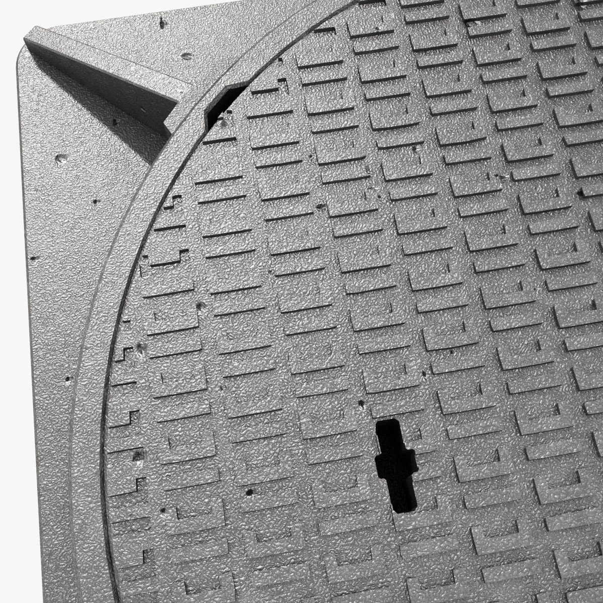 cast iron hatch 4 3D model | CGTrader