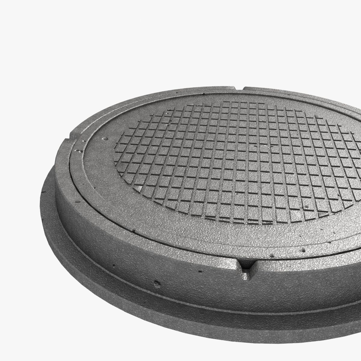 cast iron hatch 6 3D model | CGTrader
