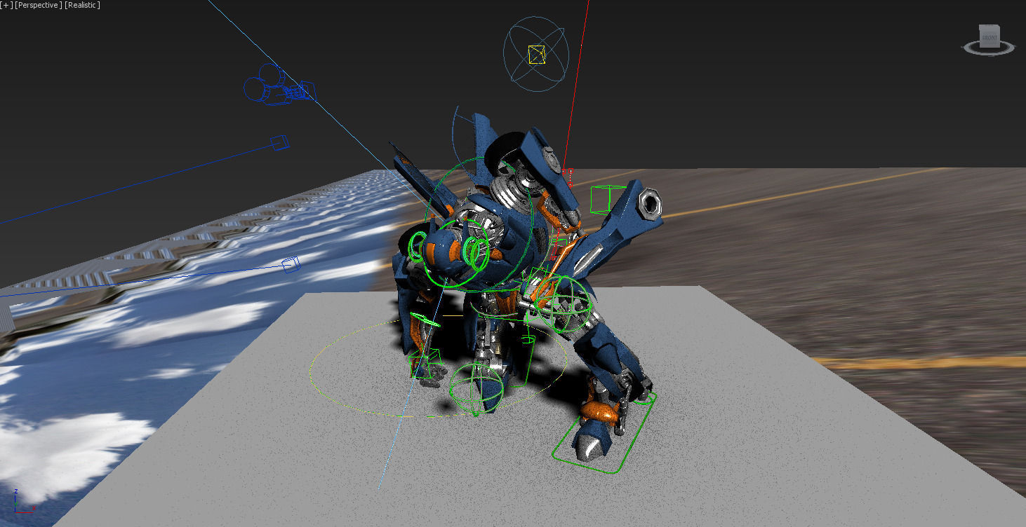M10 Transformer-like Robot 3D model animated rigged | CGTrader
