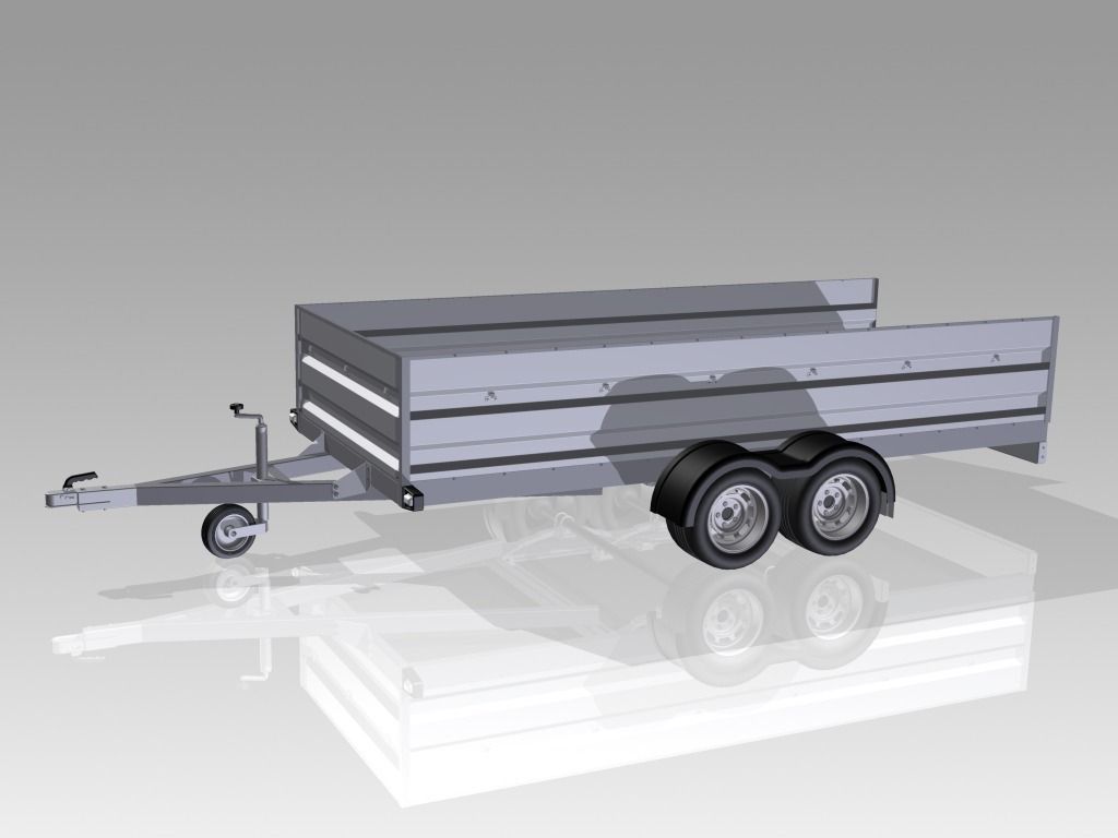 Trailer free 3D model | CGTrader