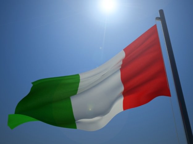 Italian flag 3D model animated | CGTrader