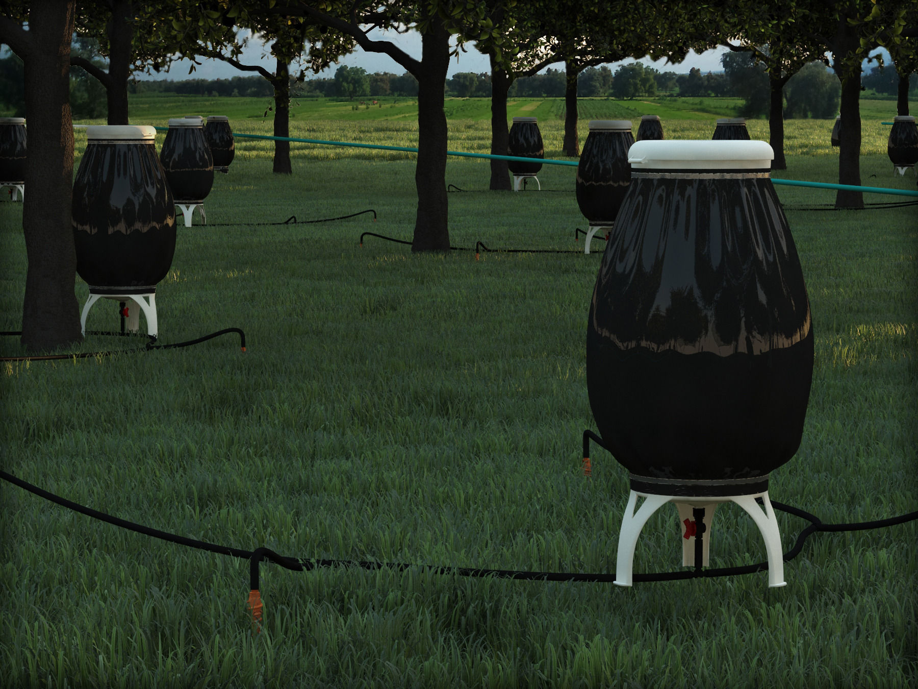 irrigation system 3D model 3D printable | CGTrader