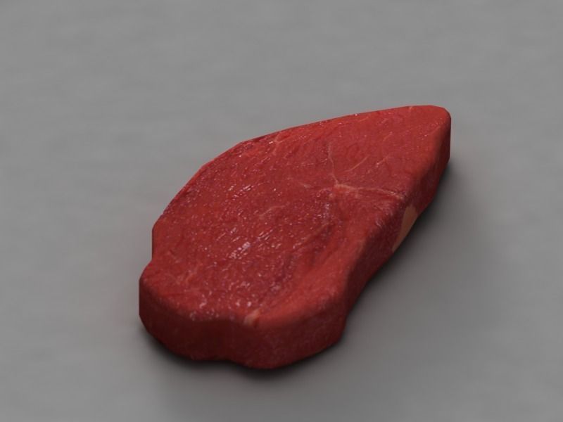 3D model Beef Steak VR / AR / low-poly | CGTrader