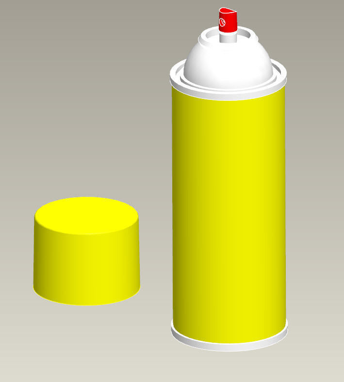 Spray Can free 3D model | CGTrader