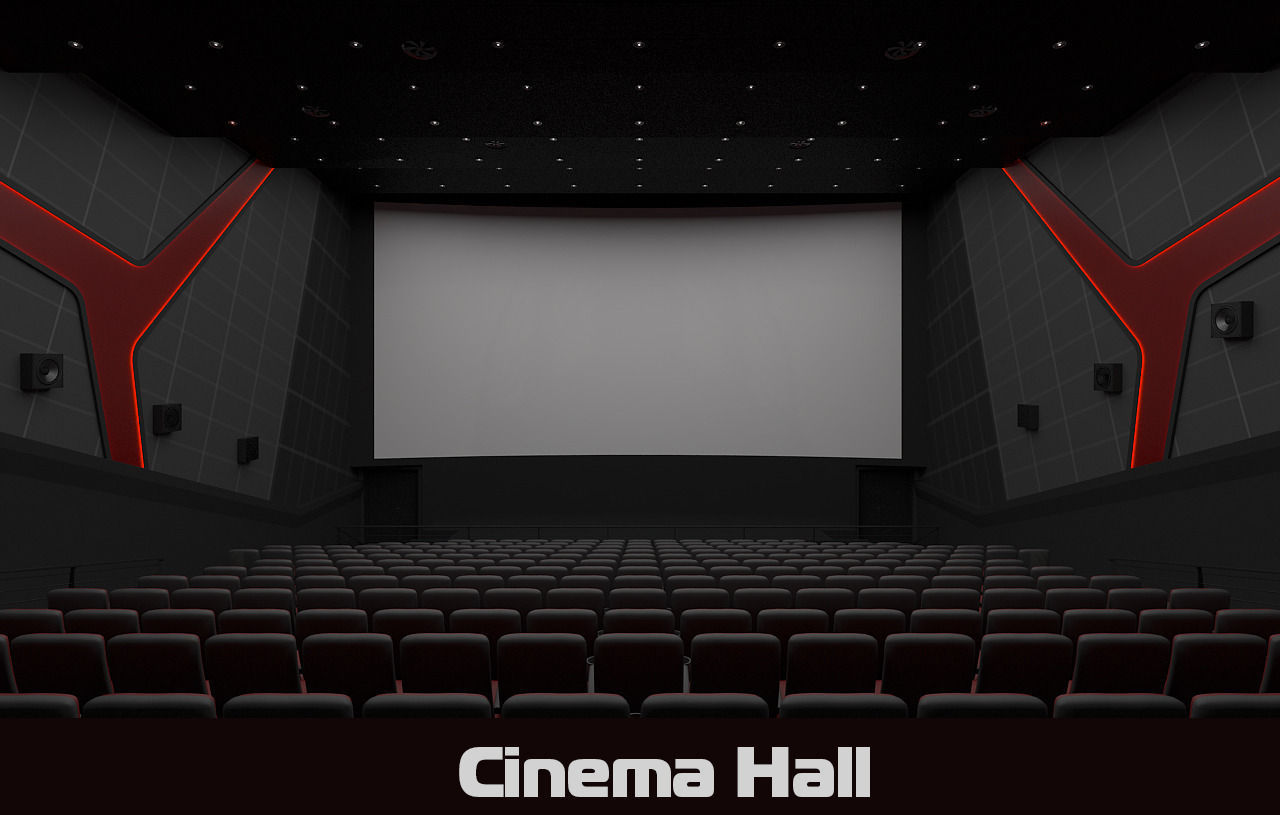 Cinema hall 3d model 3D model | CGTrader