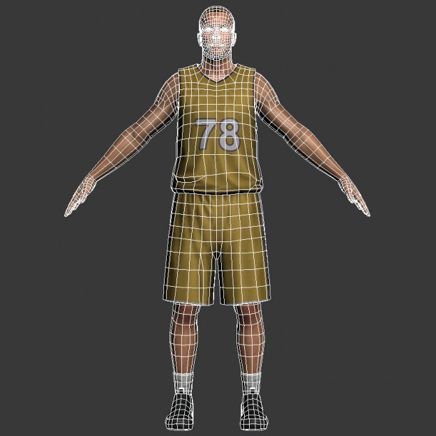 3D model Basketball Player V2 VR / AR / low-poly | CGTrader