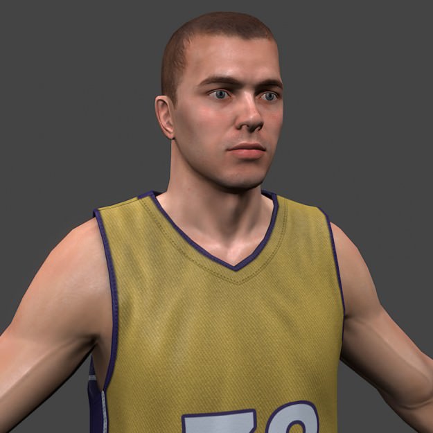 3D model Basketball Player V2 VR / AR / low-poly | CGTrader