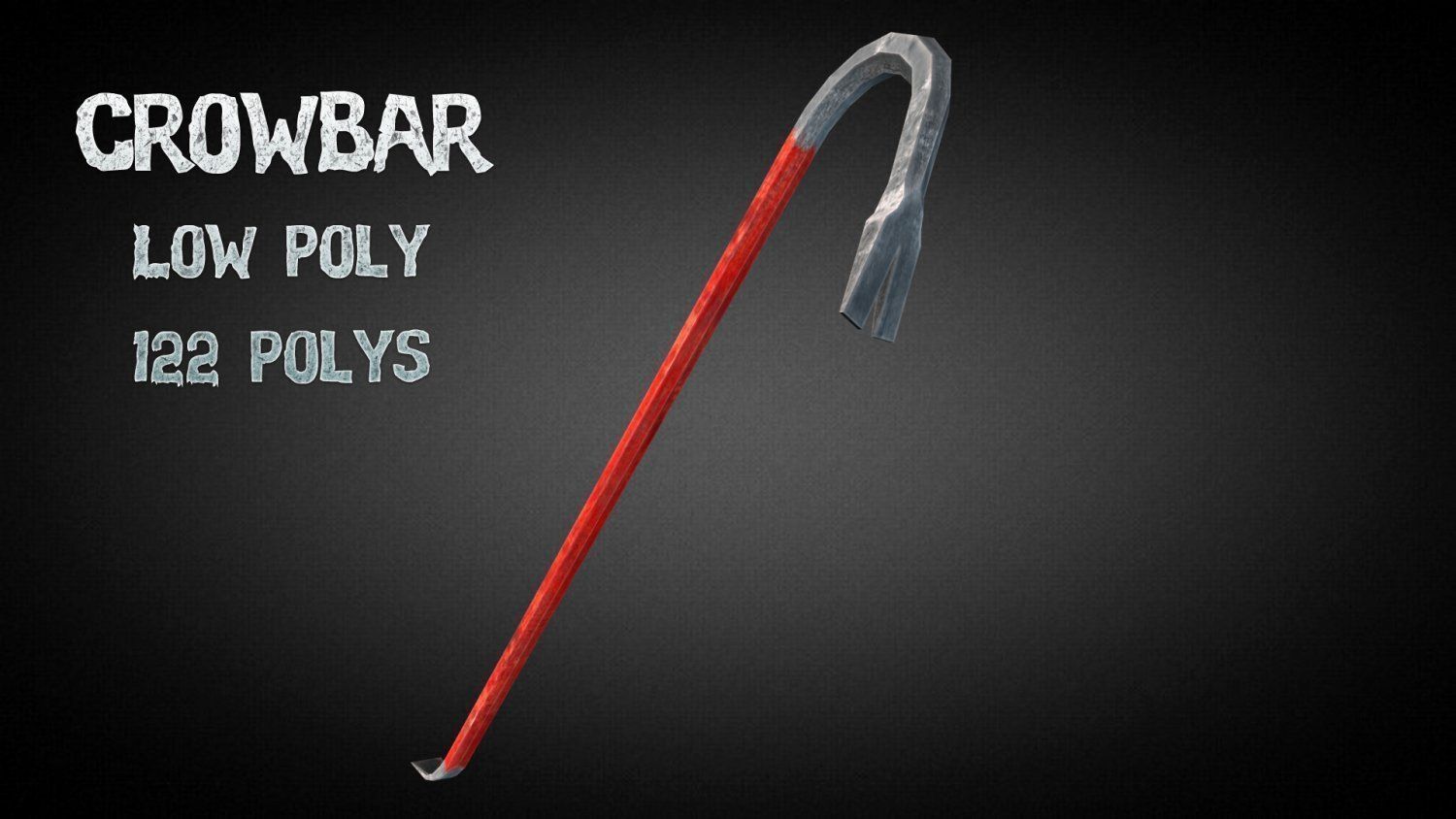 3D model game-ready Crowbar | CGTrader