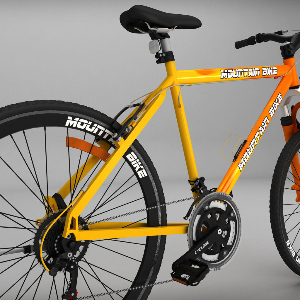 Mountain Bike MTB 3D model | CGTrader