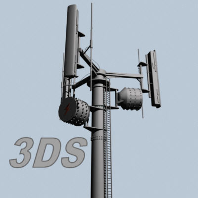 Cell Phone Tower 3D Model 3D model | CGTrader