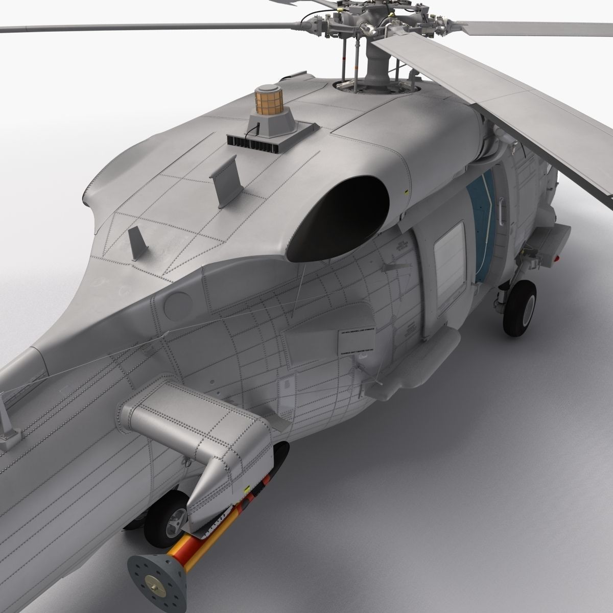 SH-60b Seahawk 3D model rigged | CGTrader