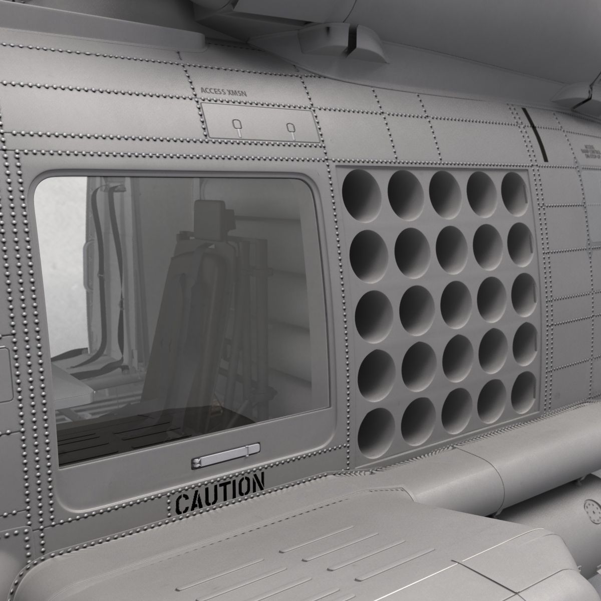 SH-60b Seahawk 3D model rigged | CGTrader