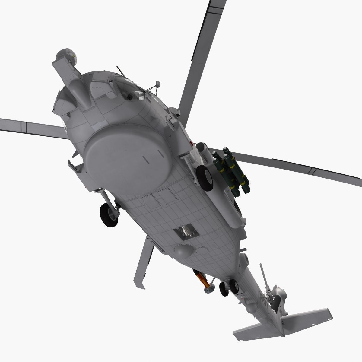 SH-60b Seahawk 3D model rigged | CGTrader