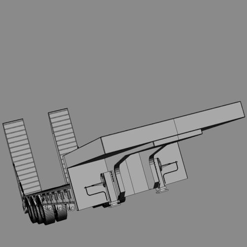 Gooseneck Trailer 3D Model MAX OBJ 3DS FBX LWO LW LWS HRC XSI ...
