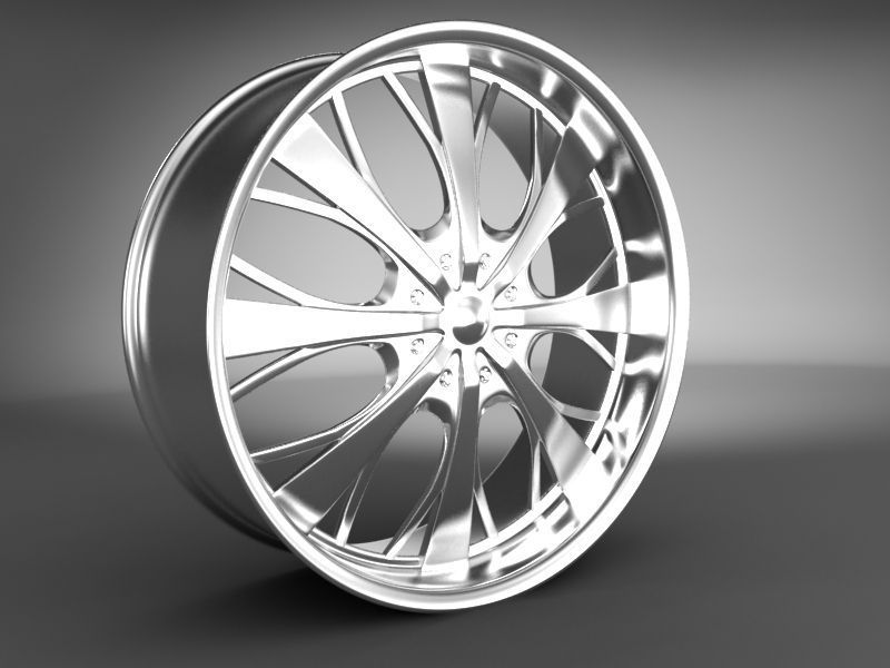 10 Wheel Rims 021-030 3D model | CGTrader