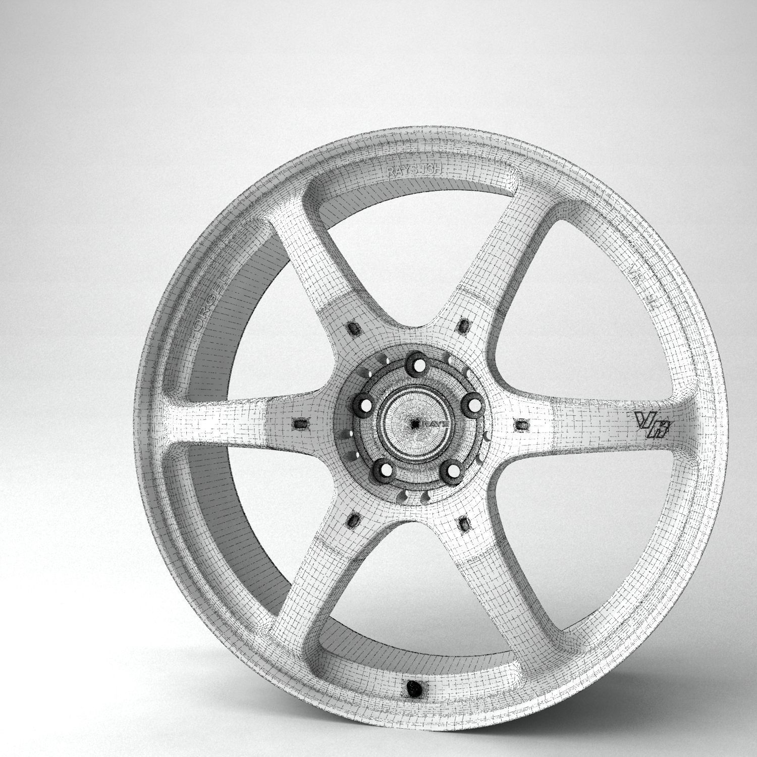 Rays TH3 VR Forged automotive -RIM ONLY- 3D model | CGTrader