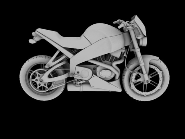 Buell XB12S Lightning 2010 3D model | CGTrader