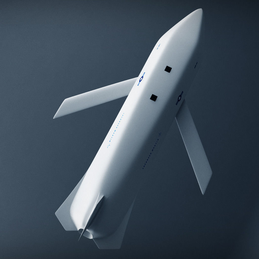 3D model Jassm AGM-158 Missile VR / AR / low-poly MAX OBJ 3DS FBX MTL ...