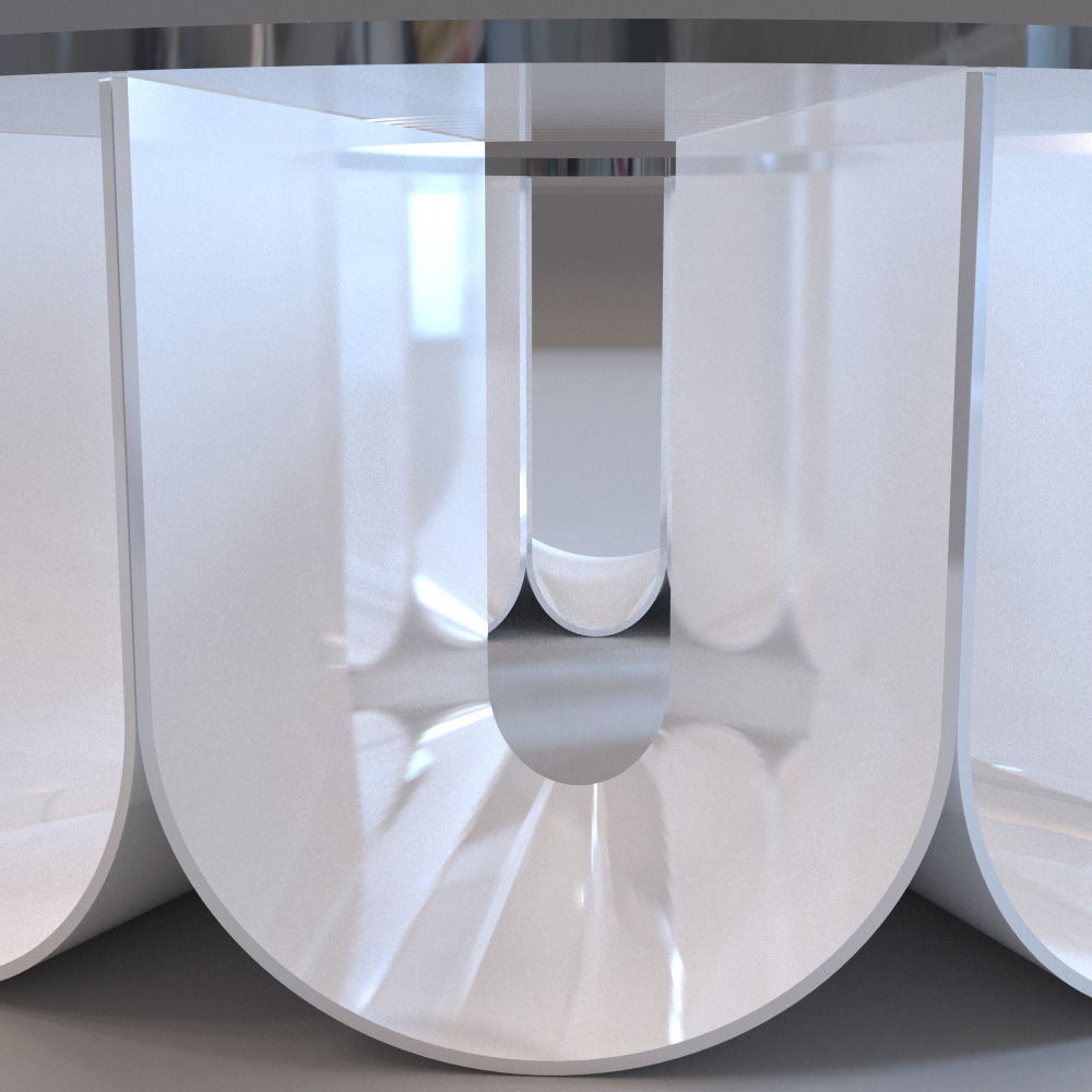 3D model Roche Bobois - Iride coffee table VR / AR / low-poly | CGTrader