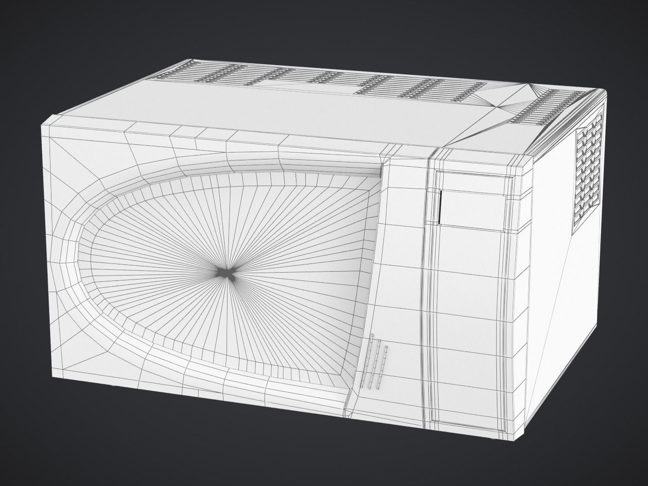 Microwave Oven 3D model rigged | CGTrader