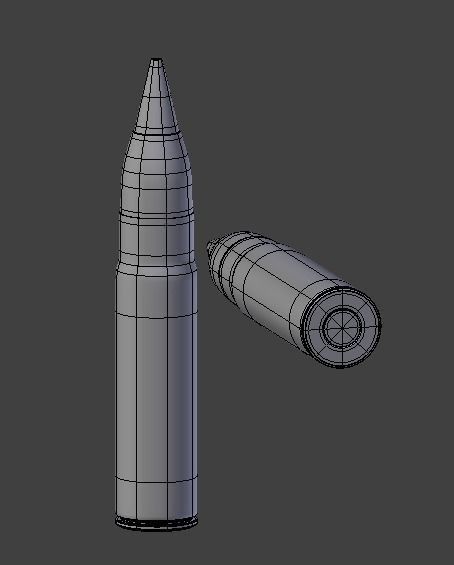 Bullet 9x39 free 3D model | CGTrader