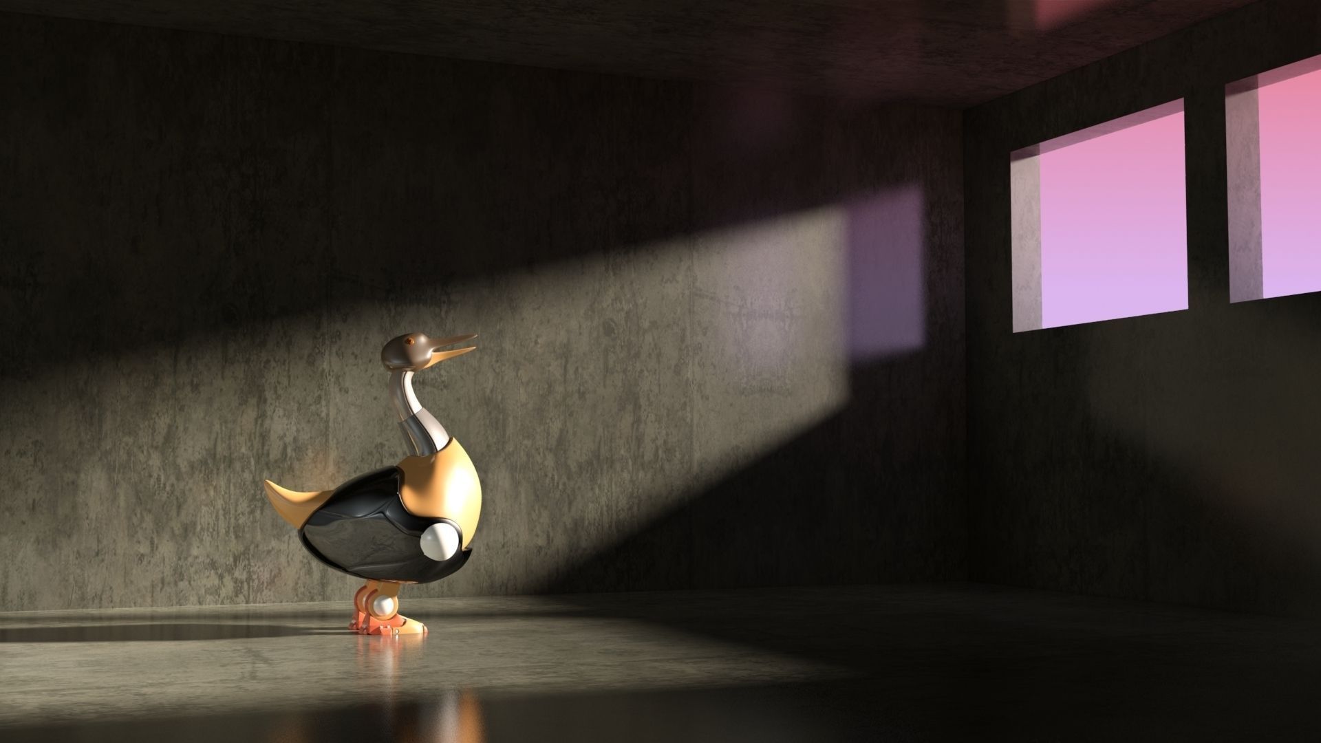 PatoBot companion and help free 3D model | CGTrader