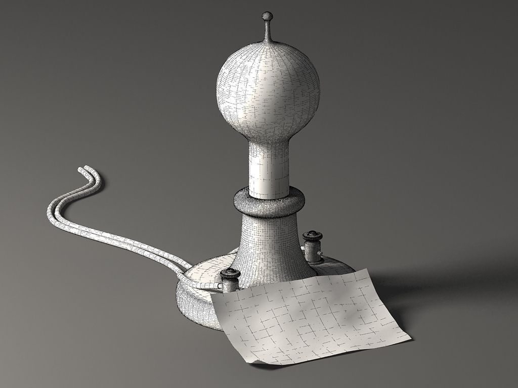 Edison Lamp 3D model | CGTrader