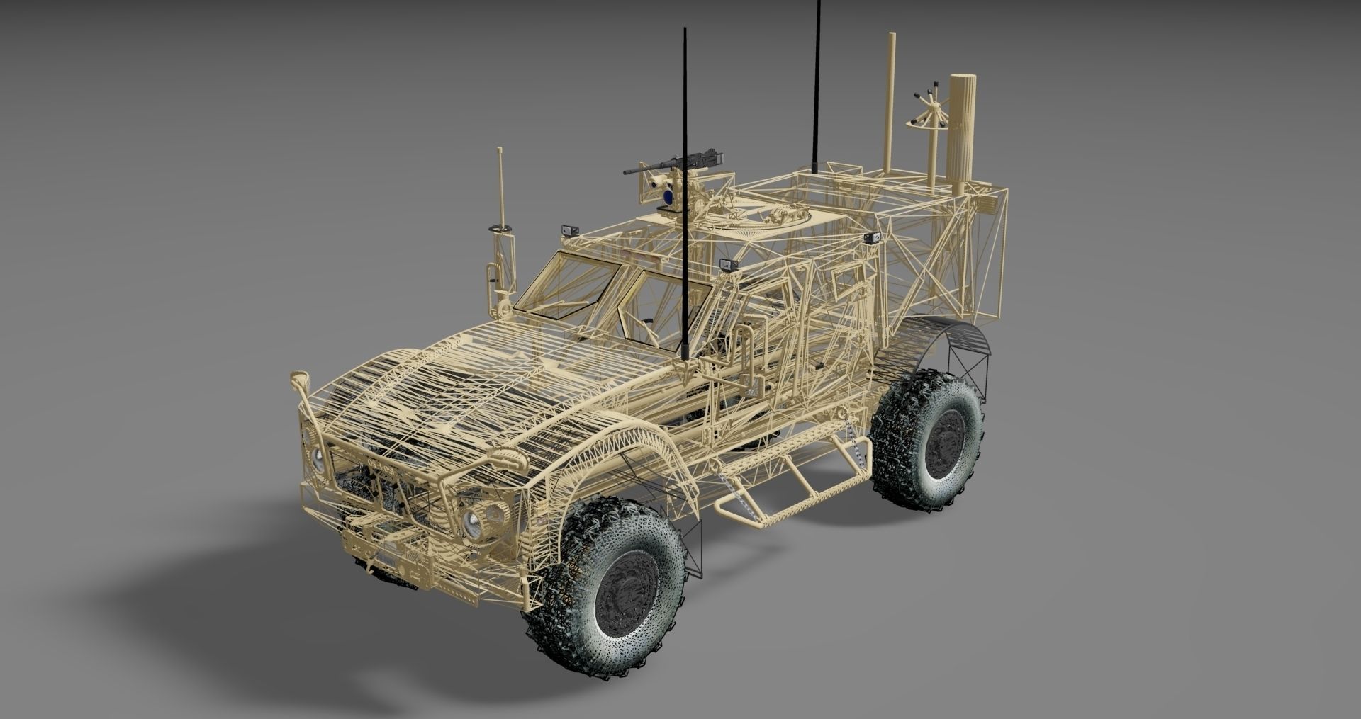 MATV Military Transport 3D model | CGTrader