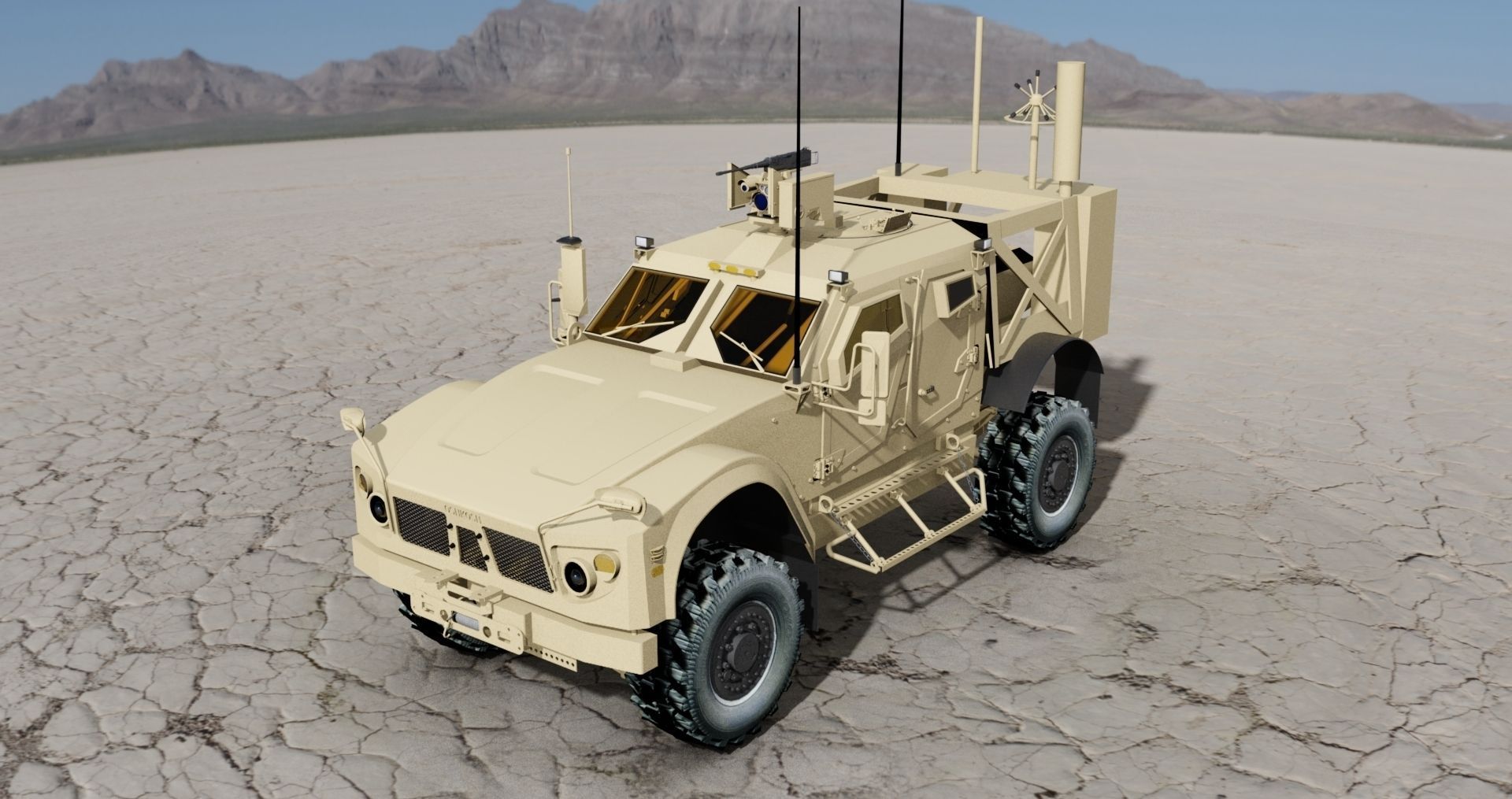 MATV Military Transport 3D model | CGTrader