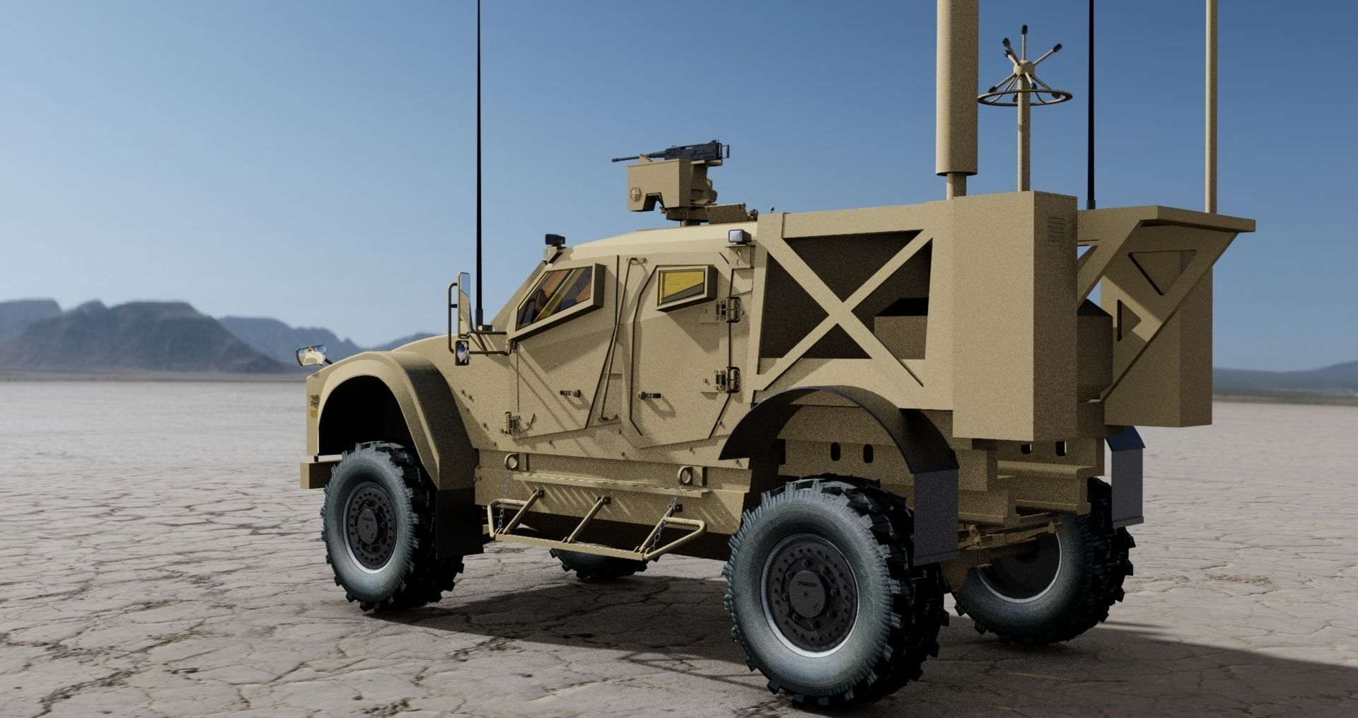 MATV Military Transport 3D model | CGTrader