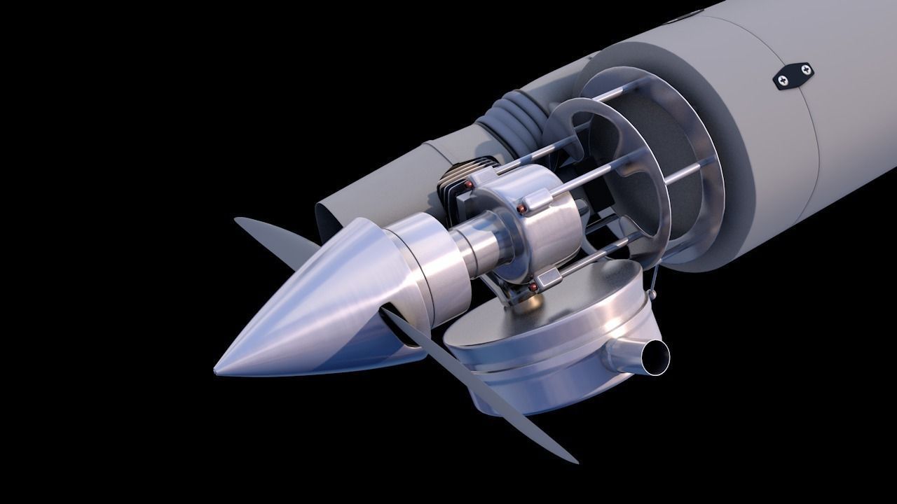 ScanEagle UAV Drone C4D Rigged 3D model animated rigged | CGTrader