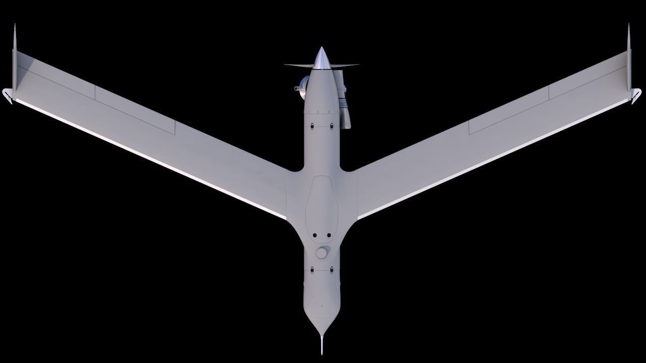 ScanEagle UAV Drone C4D Rigged 3D model animated rigged | CGTrader