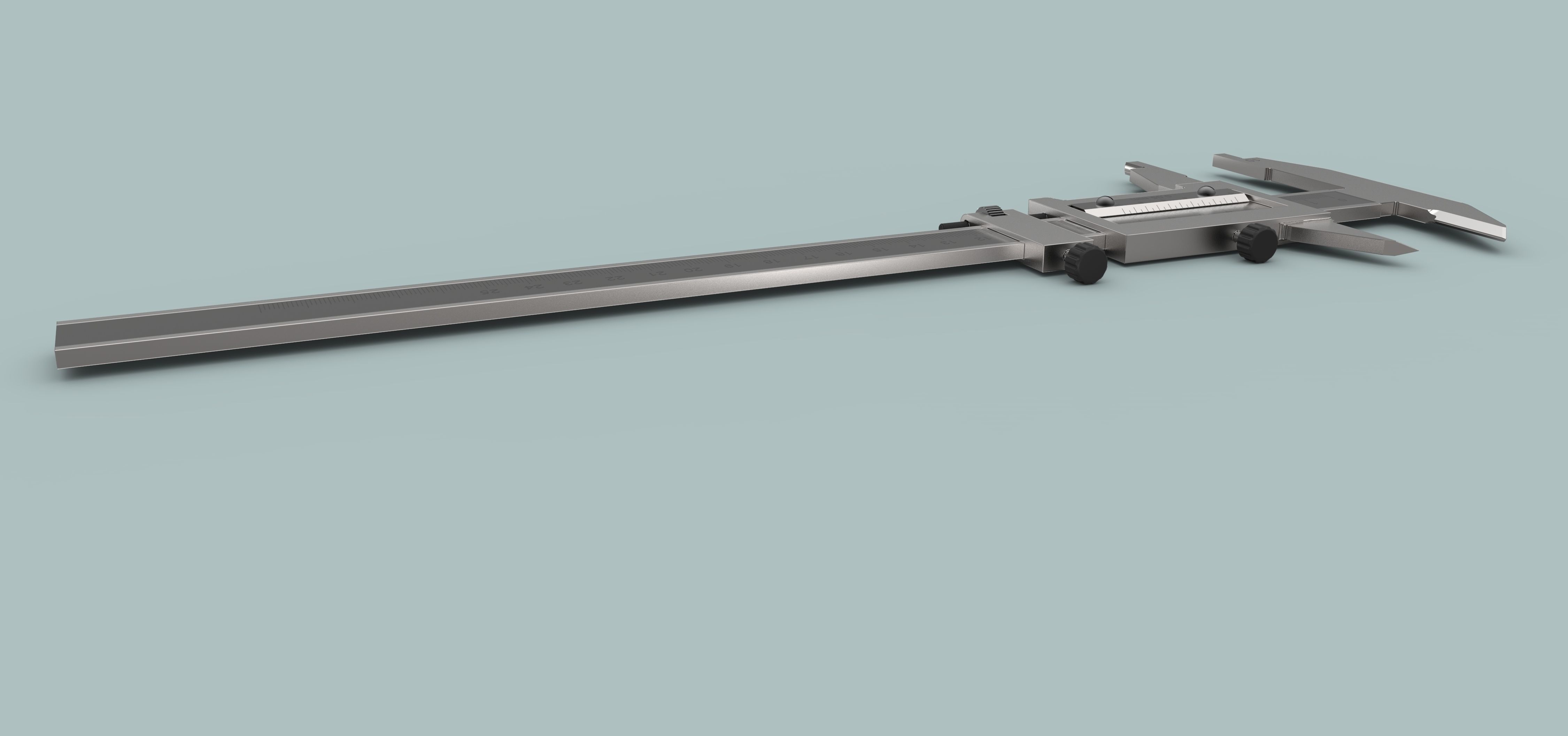 Vernier caliper 3D model | CGTrader