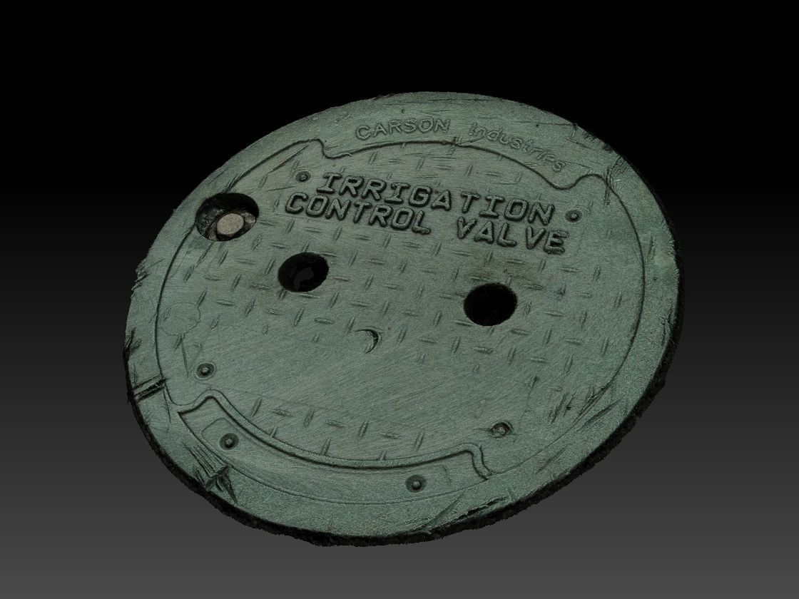 Irrigation Control Valve Utility Cover 3D model | CGTrader