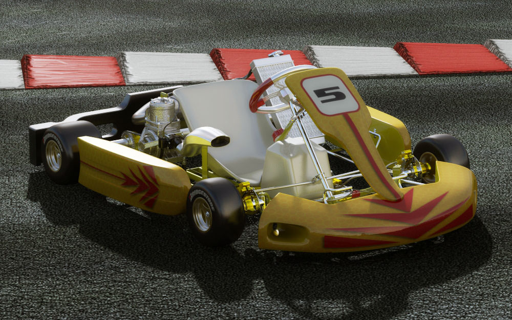 Go-kart 3D model | CGTrader