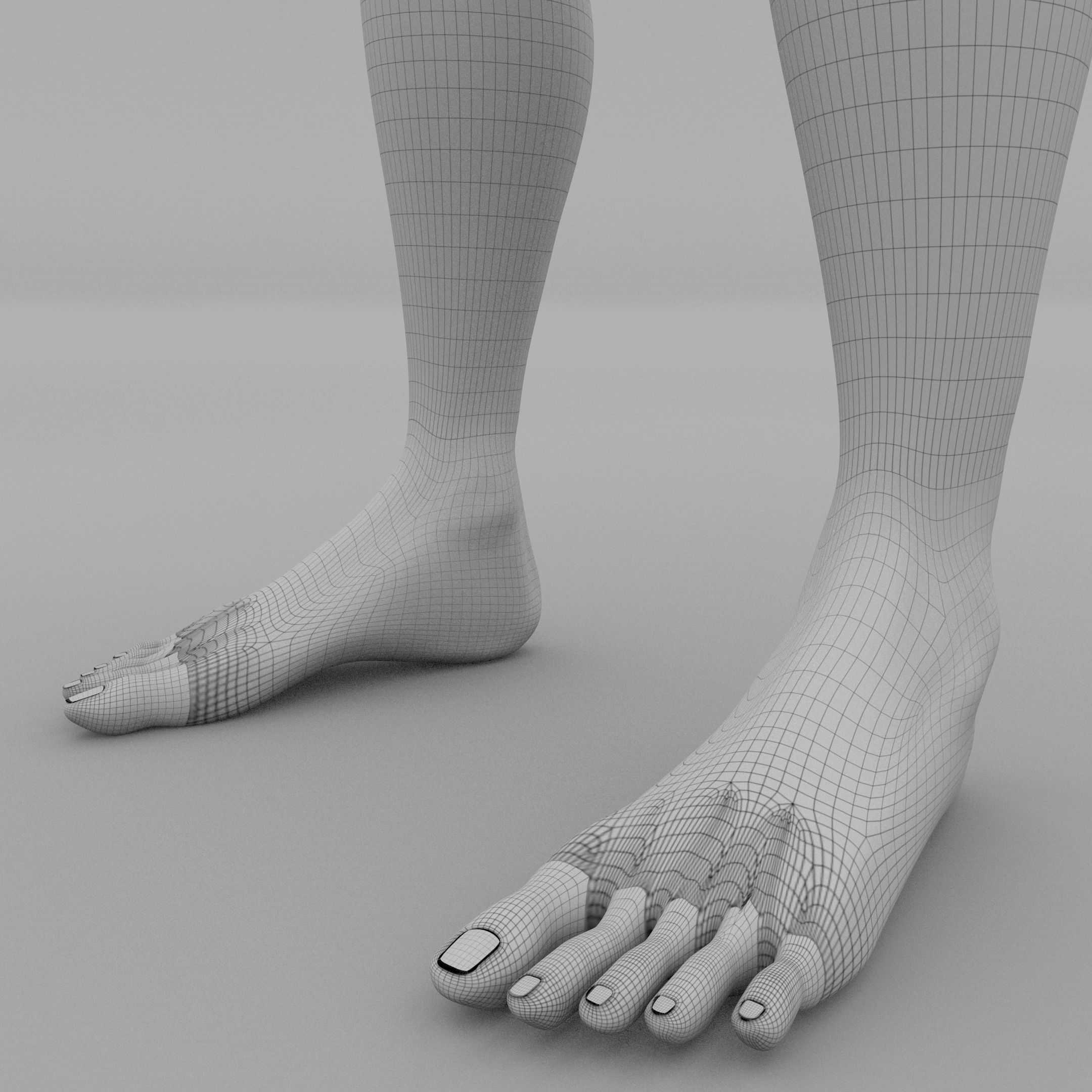 Muscular Human Male Clay Model 3D model | CGTrader