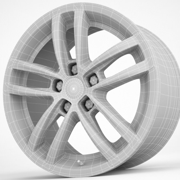 ATS wheel rims 3D model | CGTrader
